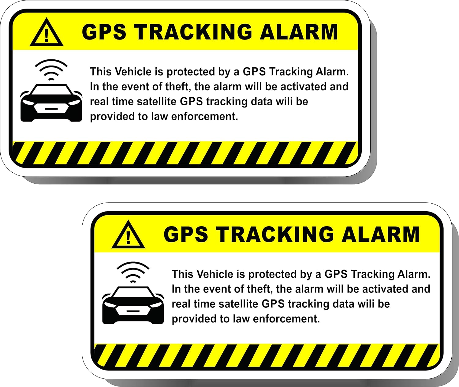 Amazon.com - 2 pcs Vehicle Warning Car GPS Tracking, 4 inches - Car ...