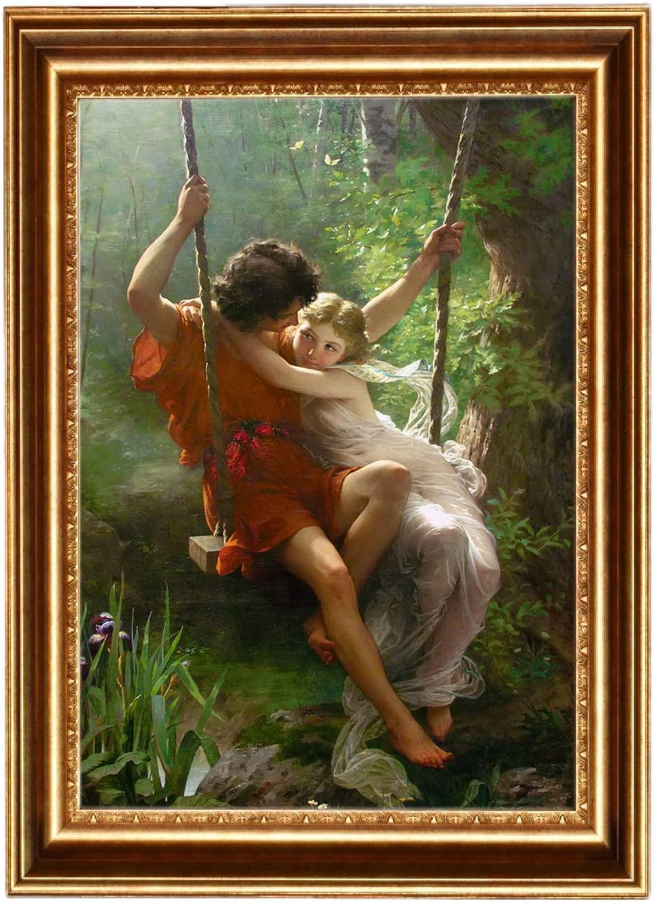 Amazon.com: ELITEART-Springtime by Pierre Auguste Cot Oil Painting ...