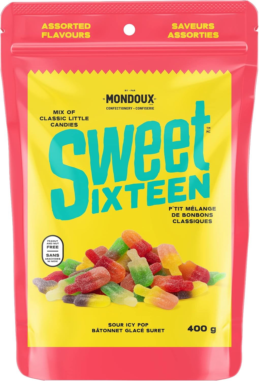 Sour Icy Pop, Sweet Sixteen Candy, Flavorful Chewy Gummy Candy, Limited ...