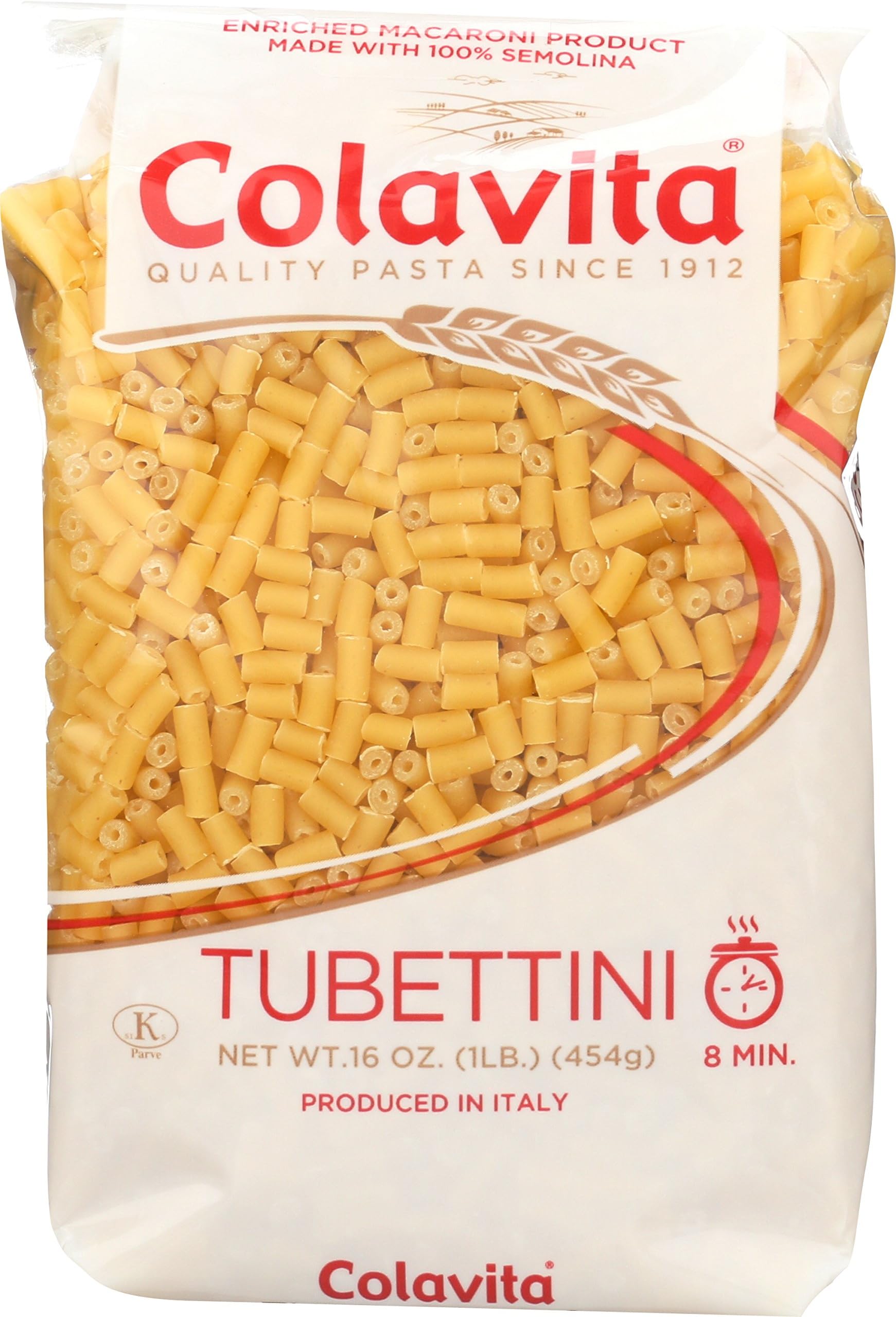 Amazon.com: Benedetto Cavalieri Tubettini Rigate Artisan Pasta, 17.6-Ounce