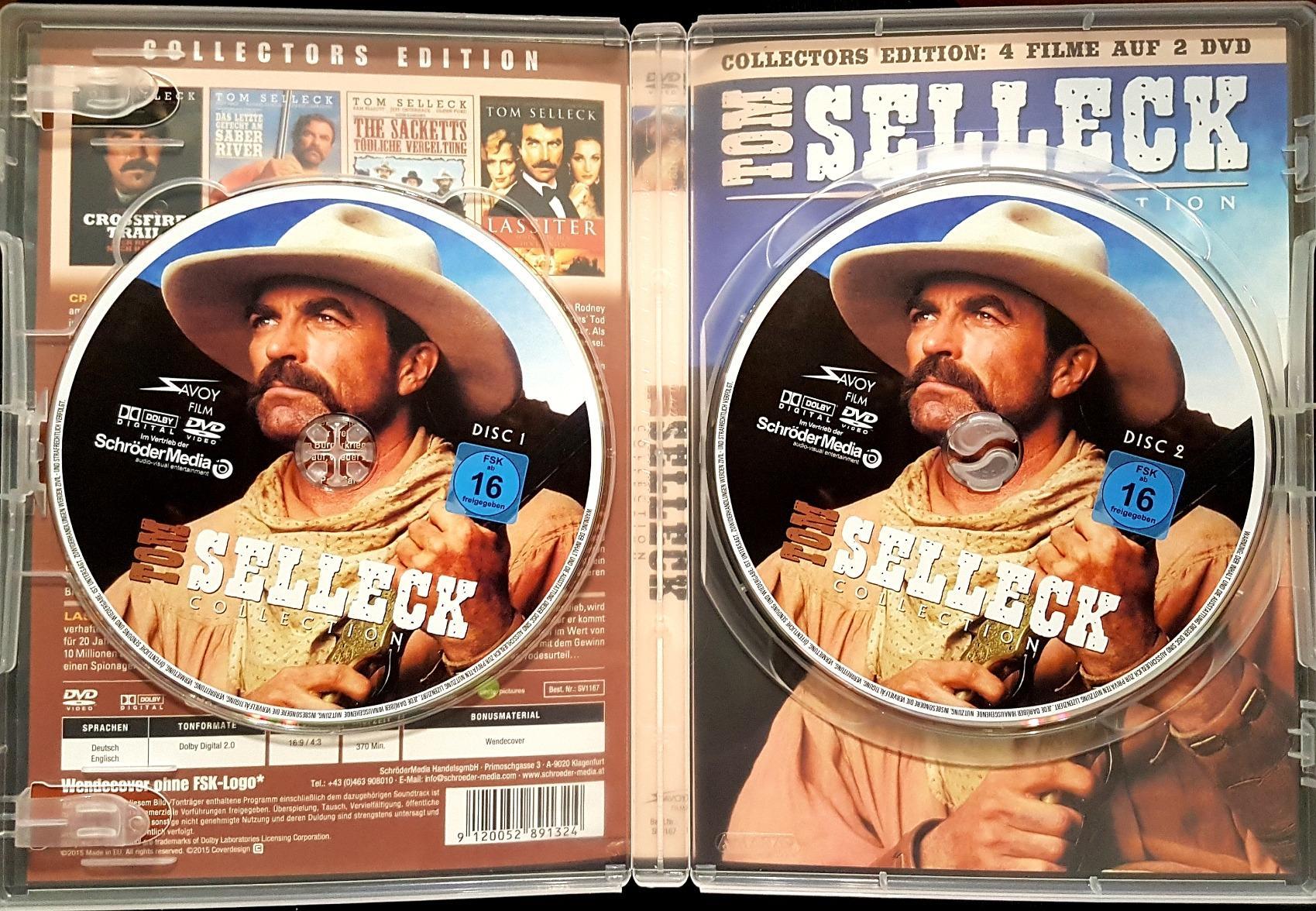 Tom Selleck Collection [2 DVDs]: Amazon.de: Selleck, Tom, Selleck, Tom ...