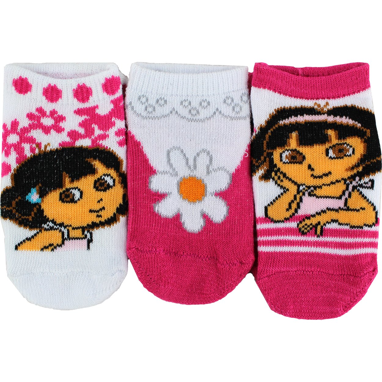 Buy Nick Jr. Dora the Explorer"Raspberry Flower" 3-Pack Safety Toes ...