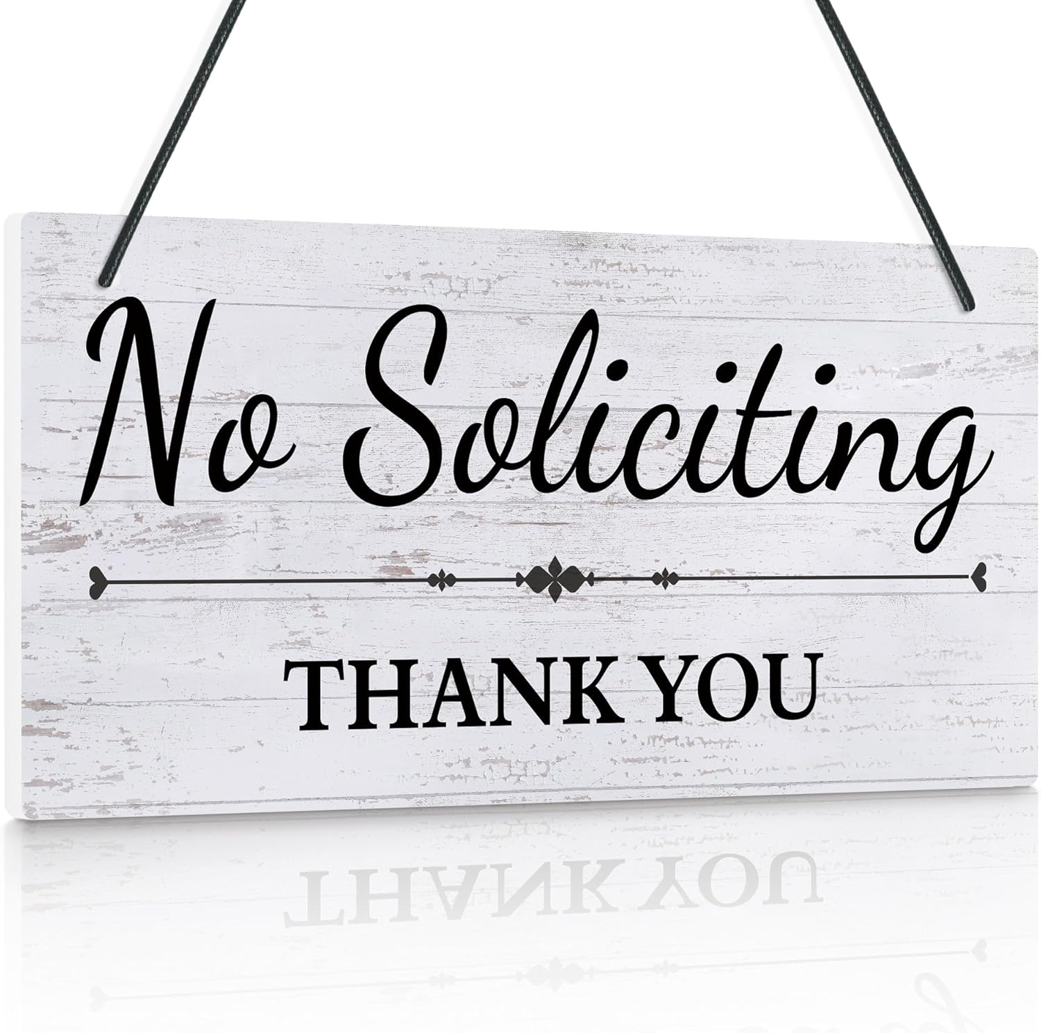Amazon.com : Putuo Decor No Soliciting Sign For House PVC No Soliciting ...