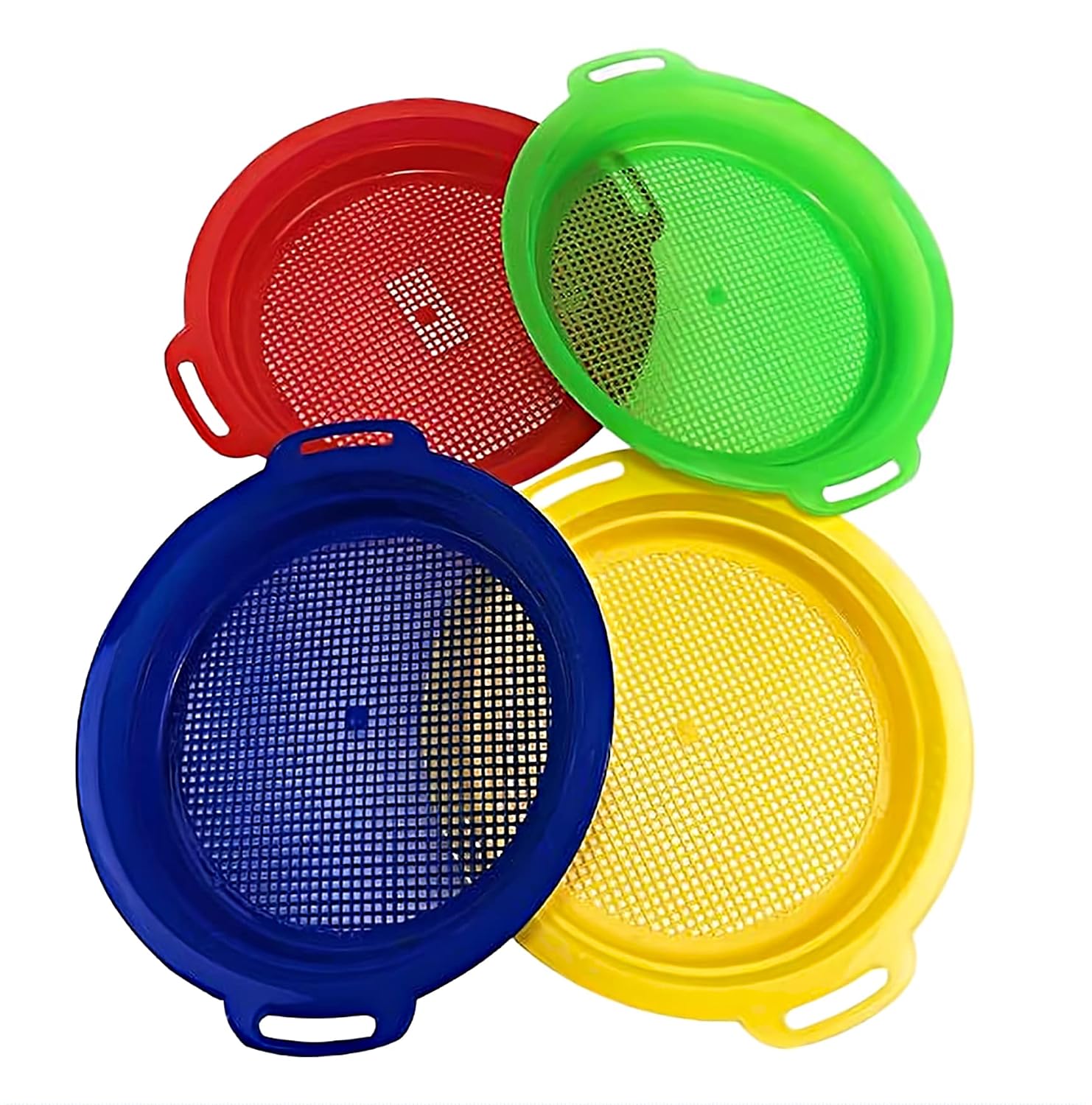 Buy RANLUP 4 Sets Sand Sieves Sand Sifter Sieves for Sand & Beach (Red ...