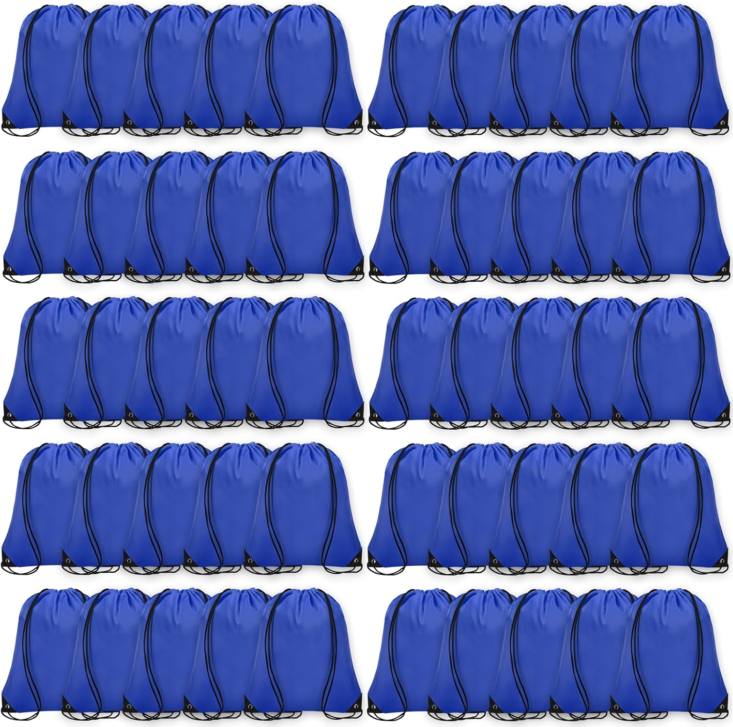 Amazon.com | Grneric 50Pcs Drawstring Backpack Bulk Cinch Bag ...