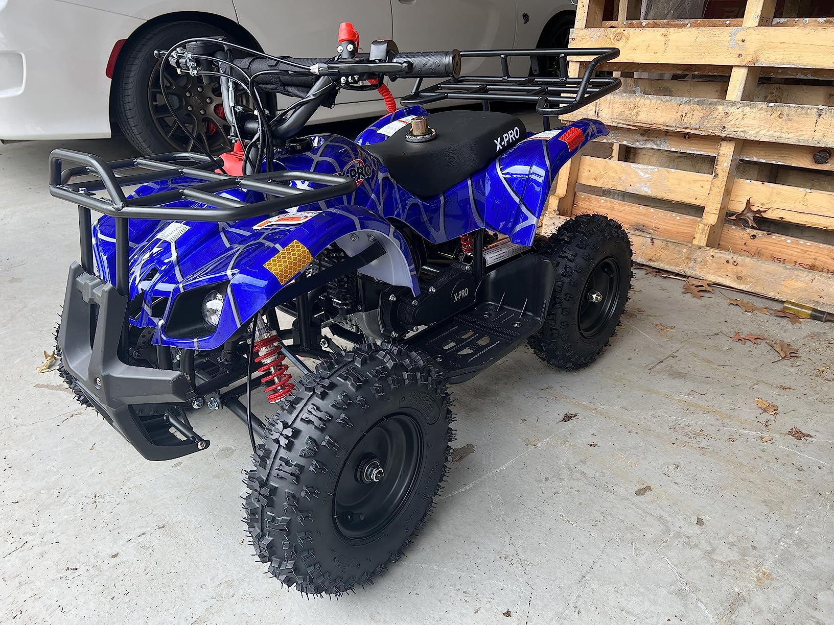 $58/mo - Finance X-PRO ATV 4 Wheelers 40cc ATV Quads Quad (Spider Blue ...