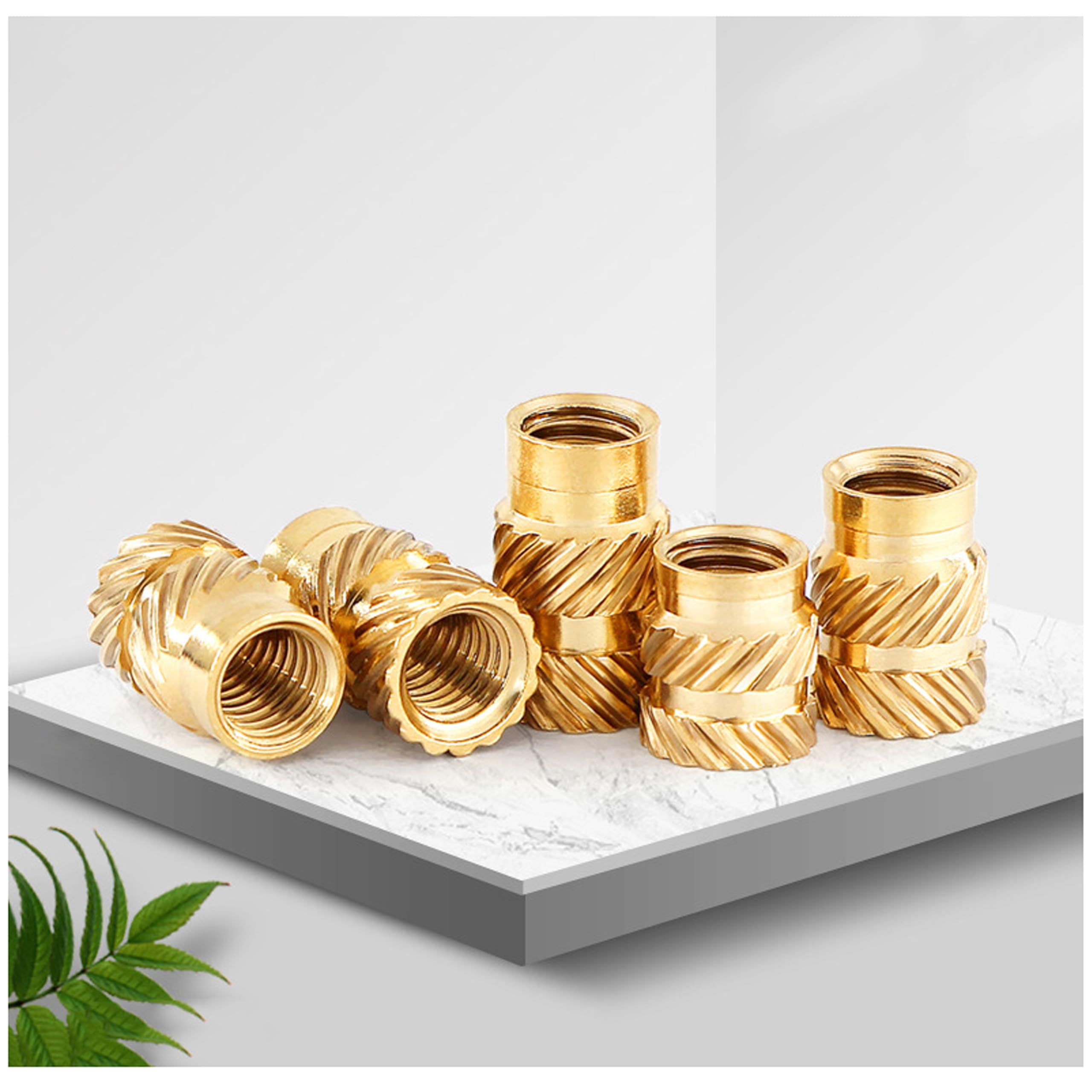 M2.5 Heat Set Inserts 200pcs M2.5 Brass Threaded Inserts - Heat Set ...