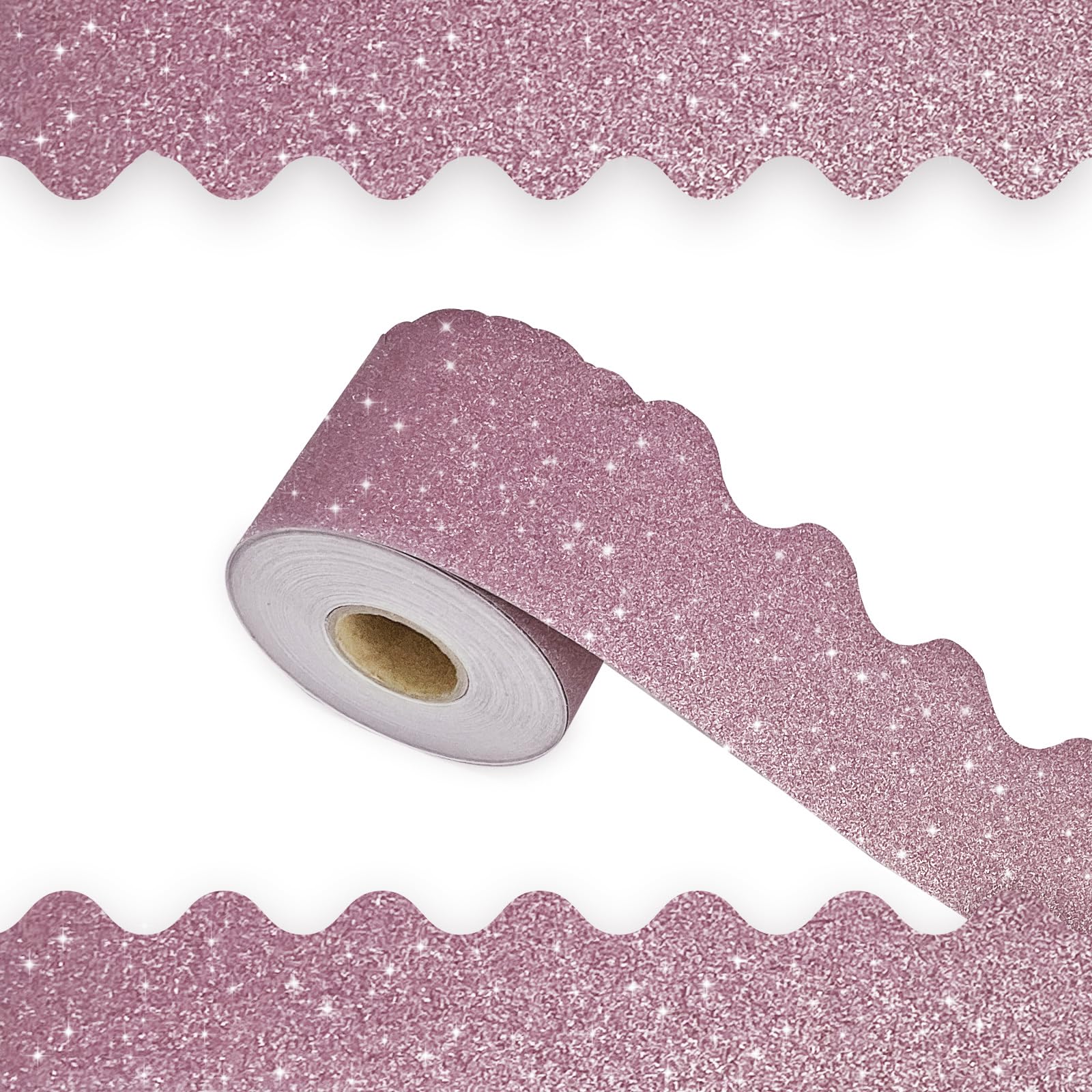 Amazon.com: 65Feet Bulletin Board Borders, Shine Scalloped Borders ...