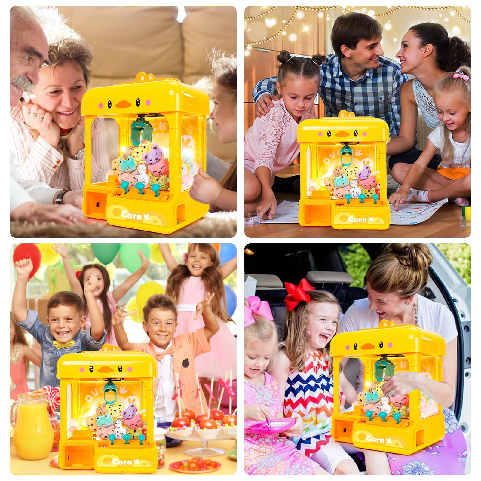 Mini Claw Machine for Kids Adults with Prizes & Pink Watch, Volume ...