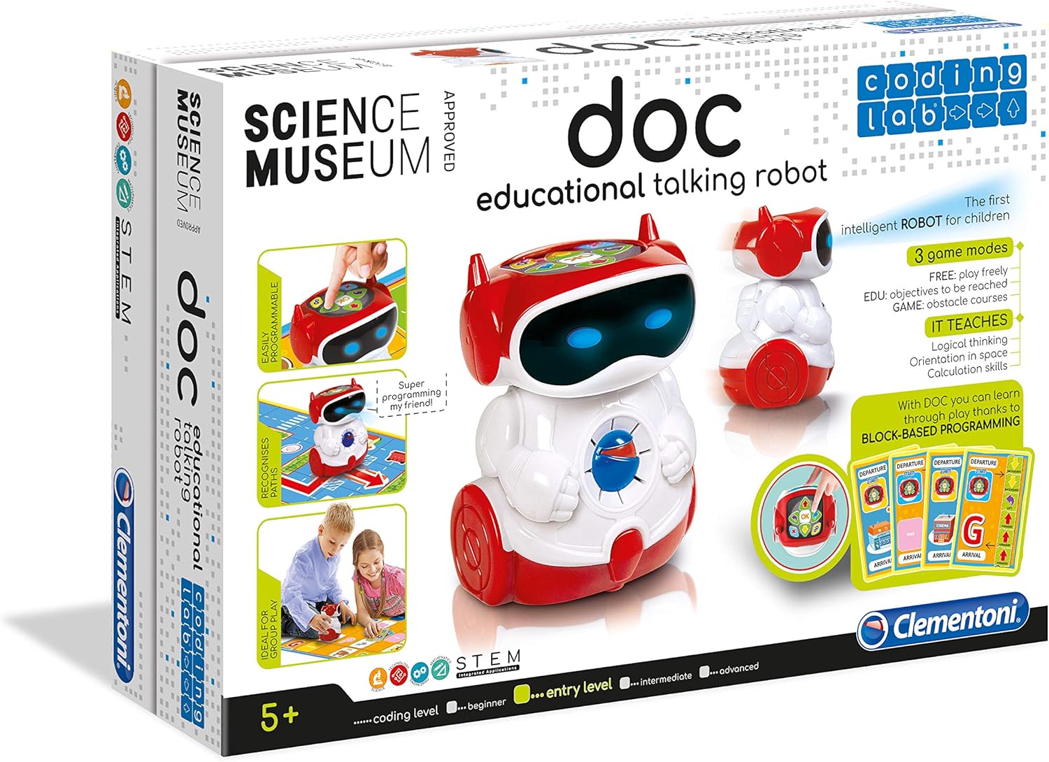 Clementoni - Doc Educational Talking Robot : Amazon.co.uk: Toys & Games