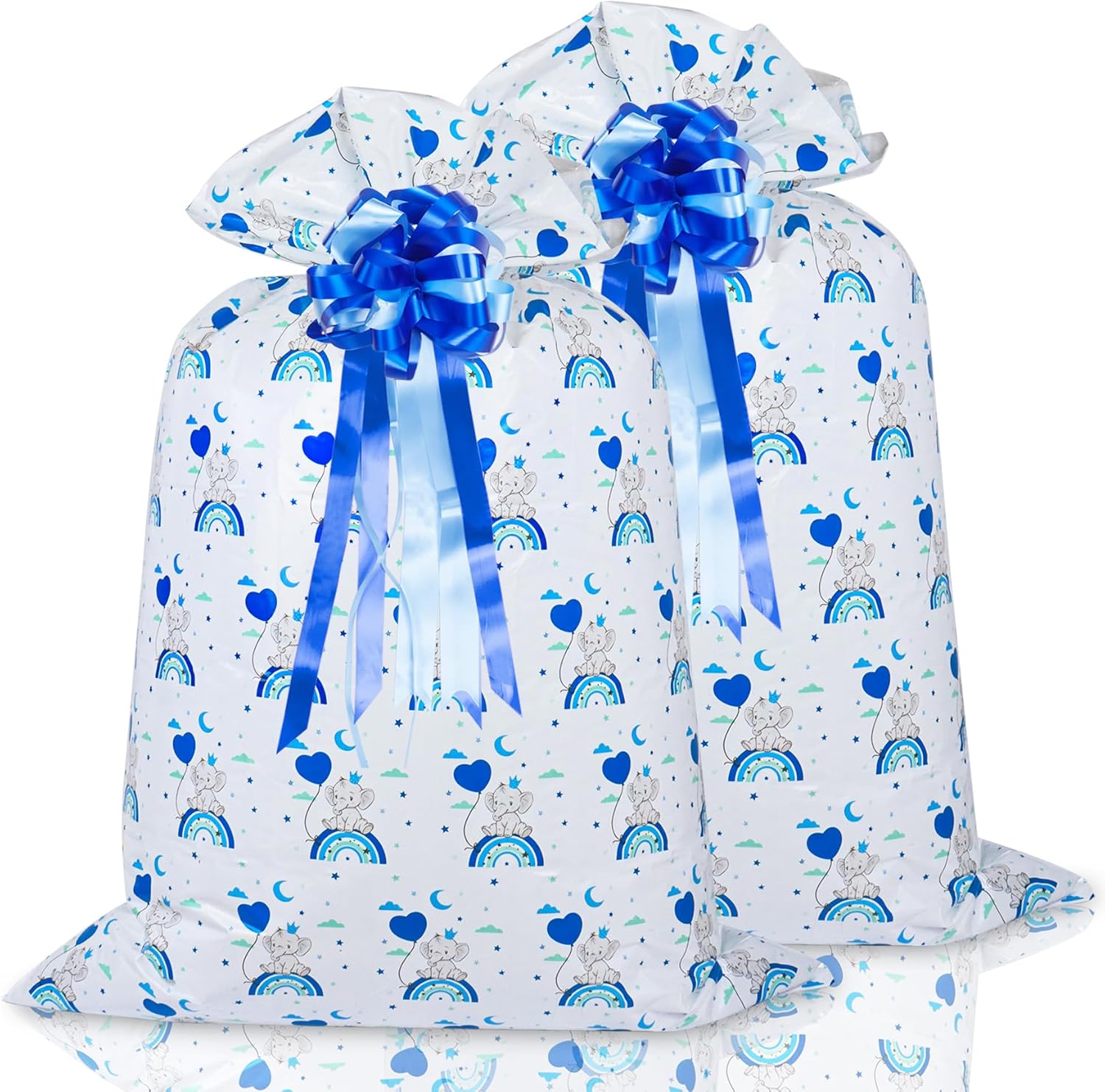 Amazon.com: Klmnop 2 Pack Jumbo Gift Bags for Baby Shower (56x 36inch ...