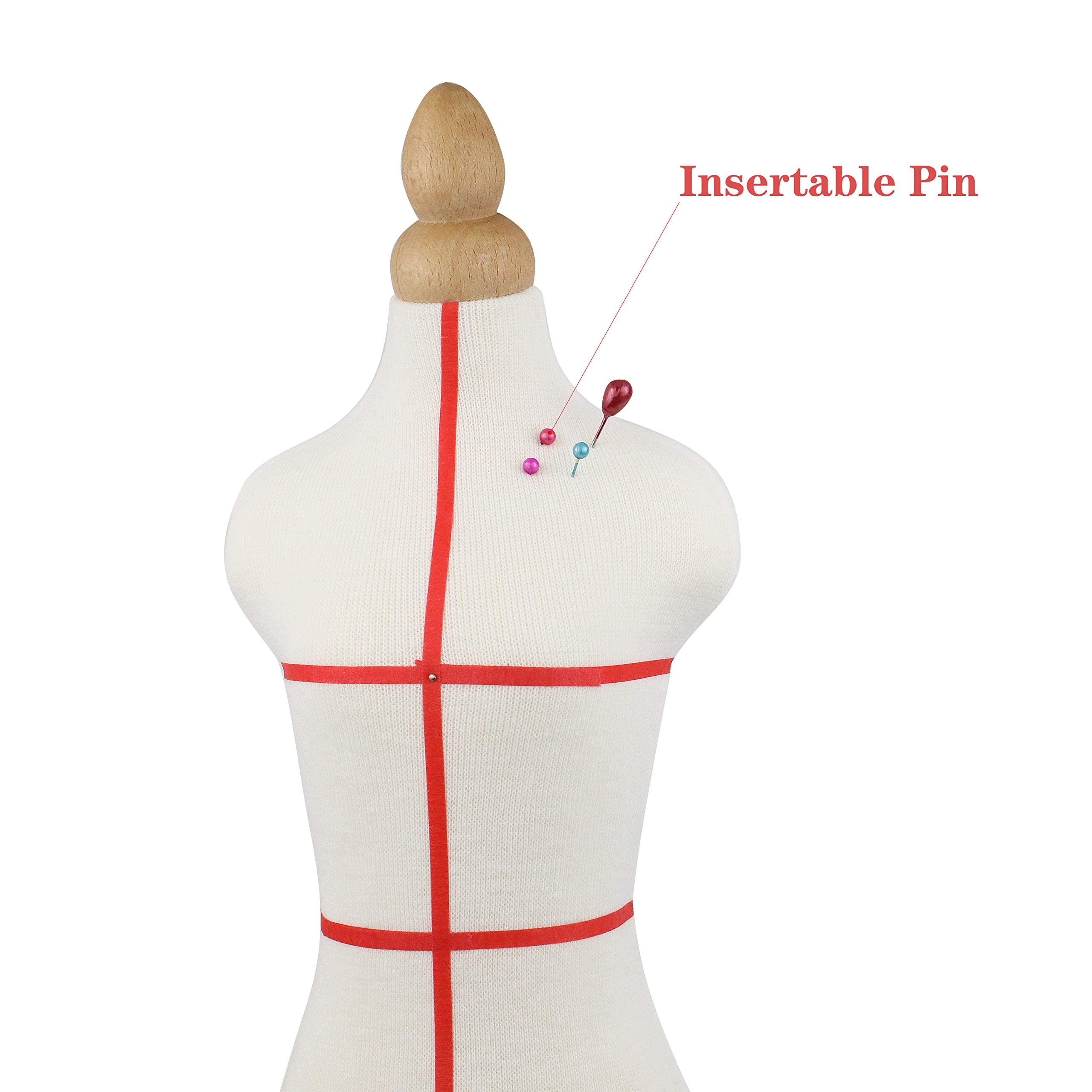 DE-LIANG Half Scale Dress Form Mannequin(Not Adult Full Size) Body ...