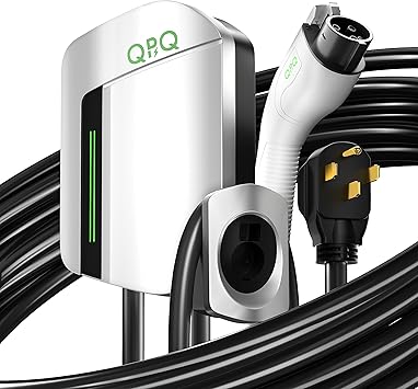 Amazon.com: QPQ Level 2 ev Charger 48 Amp EV Charger Level 2 NEMA 14-50 ev Chargers for Home ...