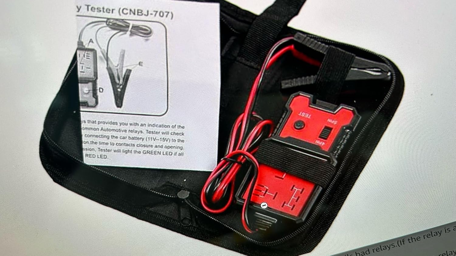 Stanew Portable 12V Car Relay Tester Kit - Handheld Diagnostic Tool ...