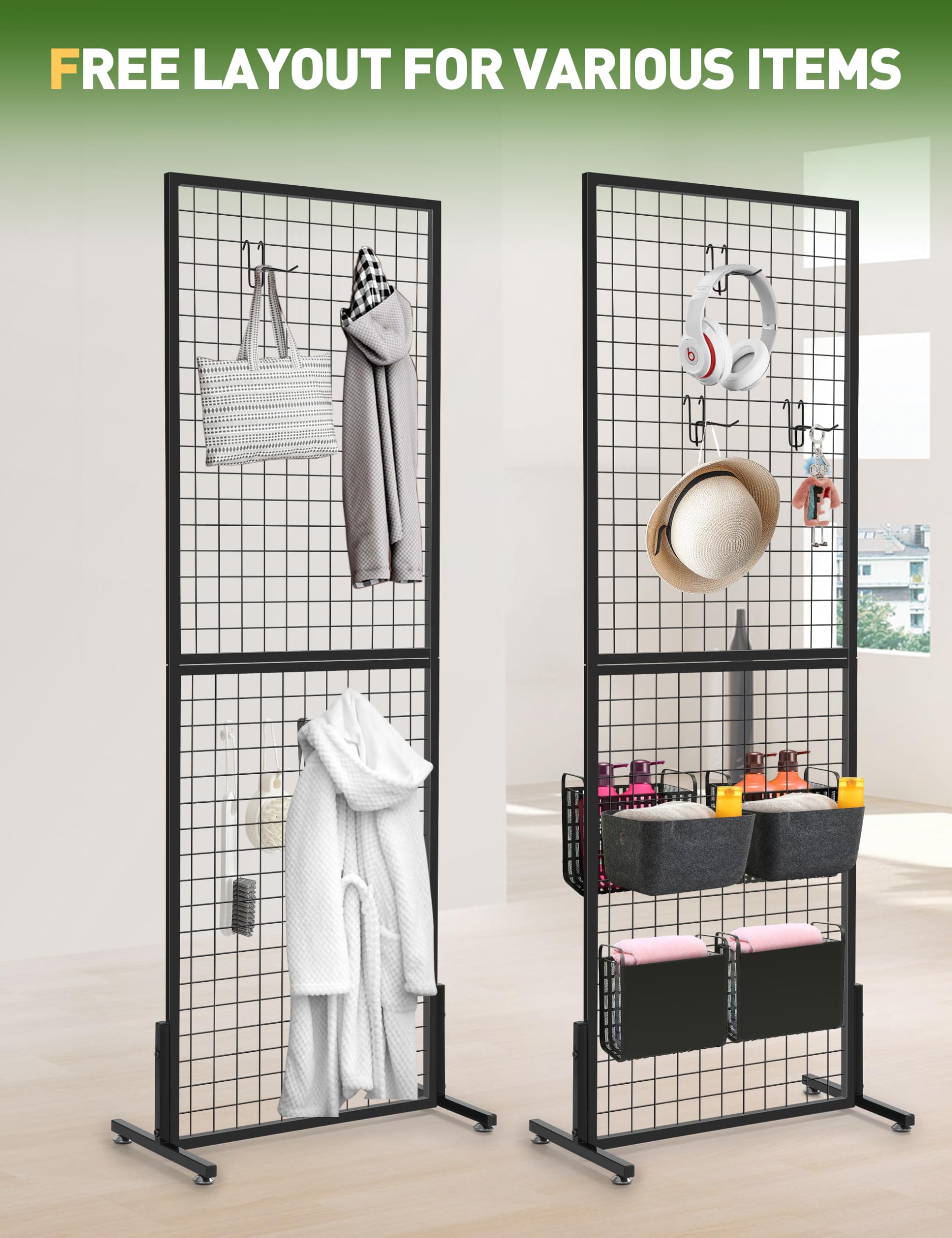 Snapklik.com : Rengue Grid Wall Panels - 2 X 6 Gridwall Panels Wire ...