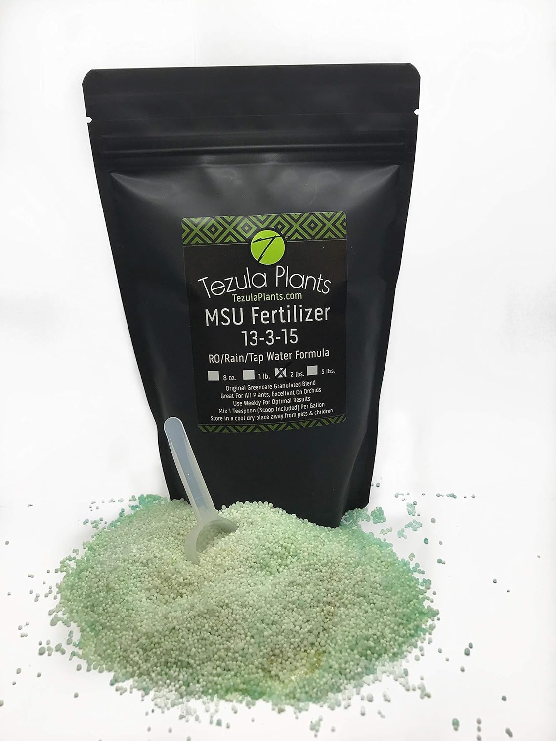 Amazon.com : MSU Orchid Fertilizer 13-3-15 (Greencare) Reverse Osmosis ...