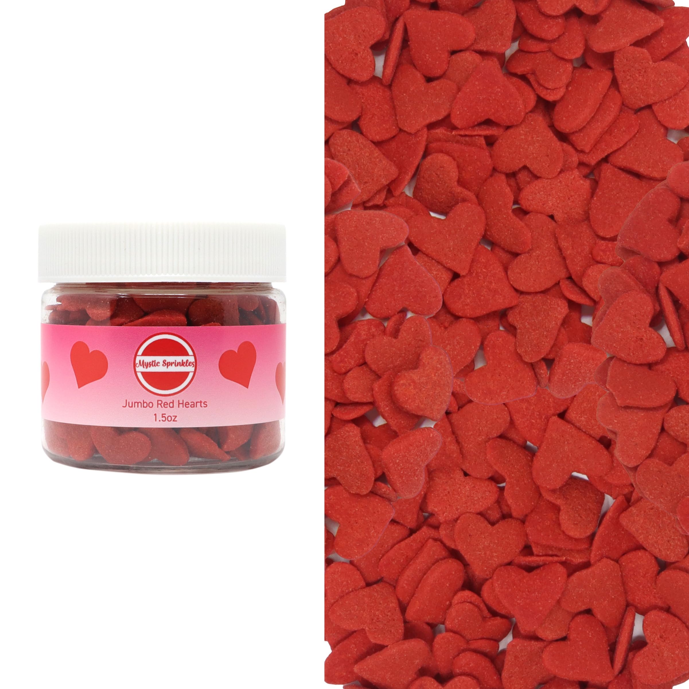Amazon.com: Mystic Sprinkles Valentine's Day Themed Candy Shapes ...