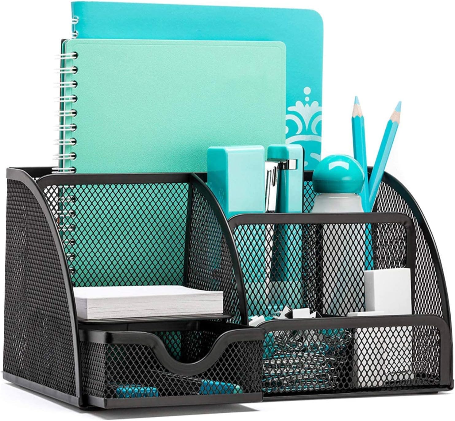EasyPAG Office Desk Tidy 4 Piece Organiser Set - 3 Tier A4 Filing Tray ...