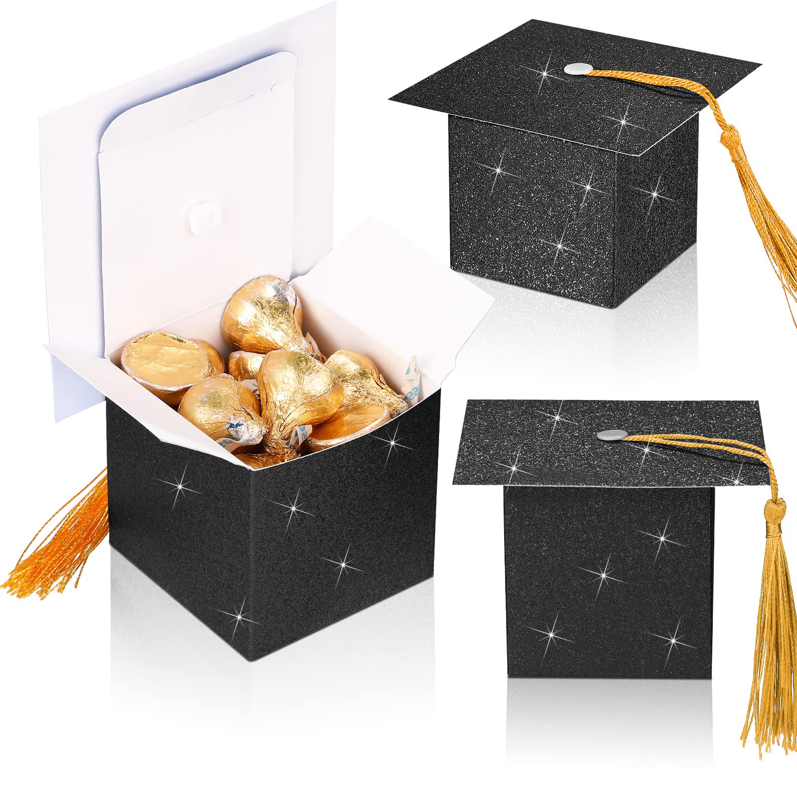 Chocolate Graduation Cap Favors Dallmann's Gourmet Chocolate Thank You
