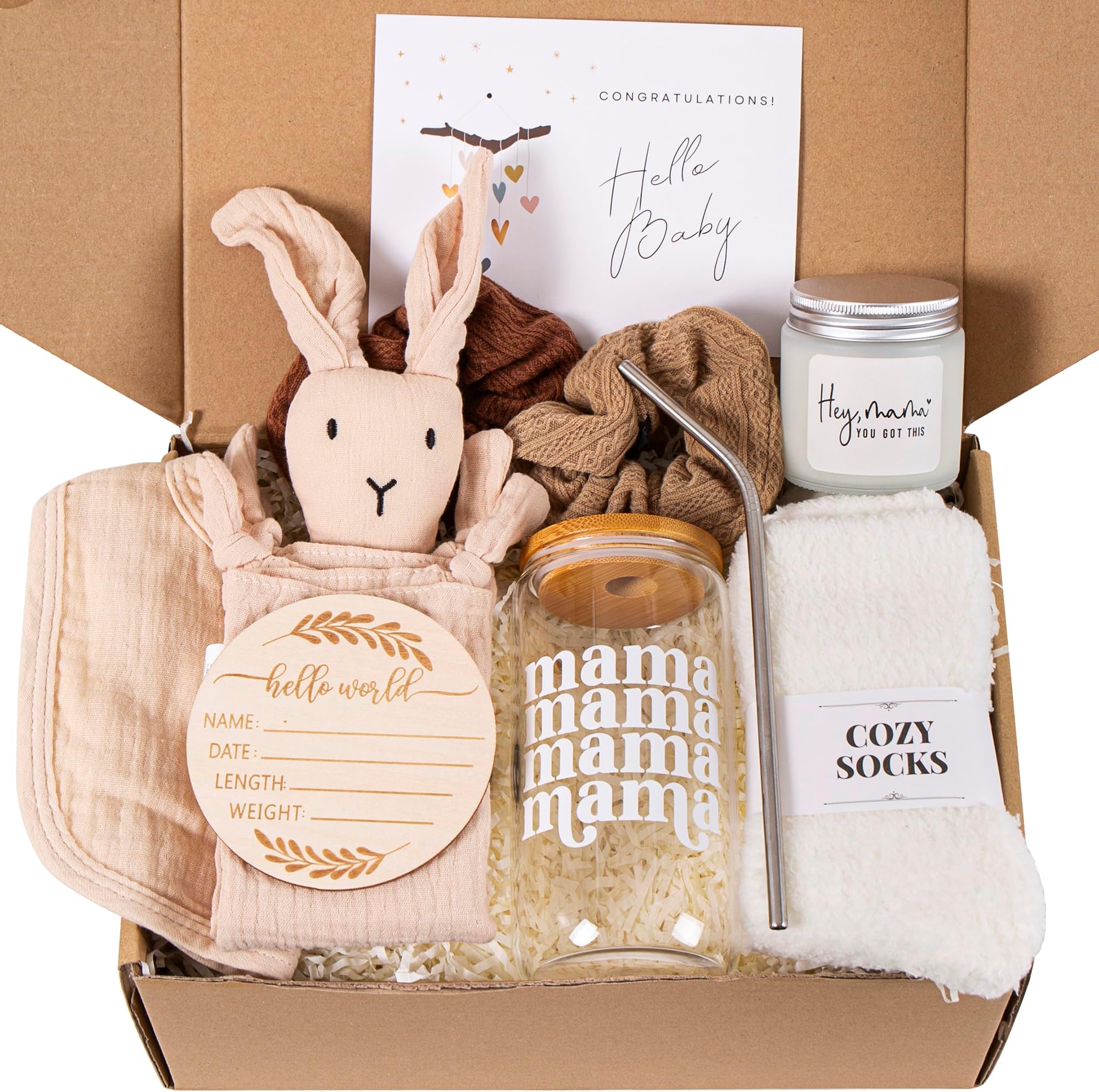 Amazon.com : New Mom Gifts & Baby Shower Gifts for Girls Boys, 7-Piece ...