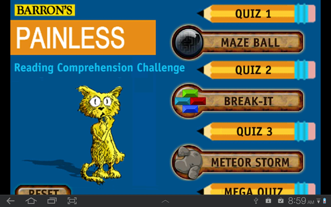 Painless Reading Comprehension Challenge - App on Amazon Appstore