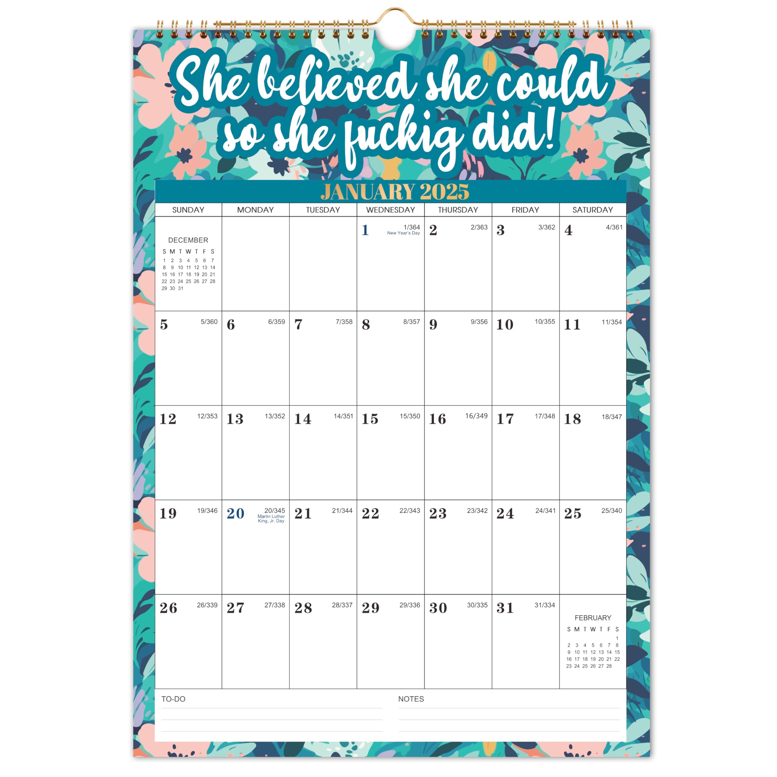 Snapklik.com : 2025 Calendar - Funny Calendar 2025 Wall Calendar, 2025 ...