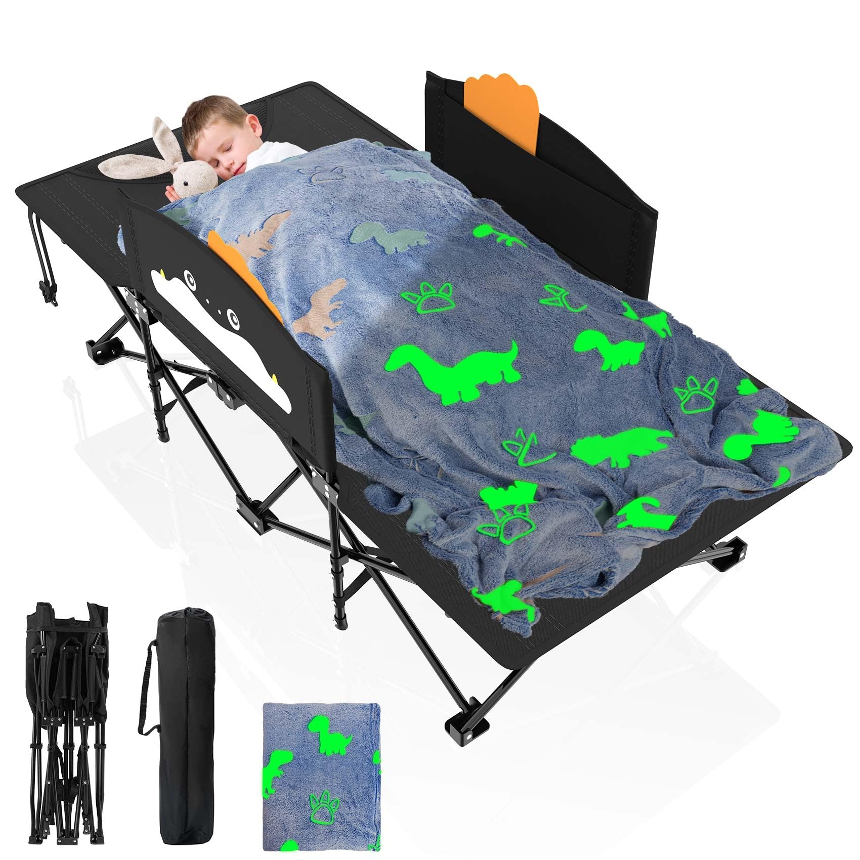 Snapklik.com : Toddler Kids Cot, Comfortable Kids Sleeping Cot Easy To ...