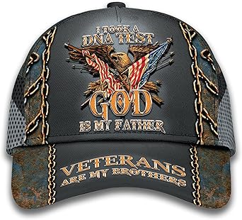 ROLOL Veterans Baseball Hat - Men's Cap with Eagle Pattern, Gift Idea ...
