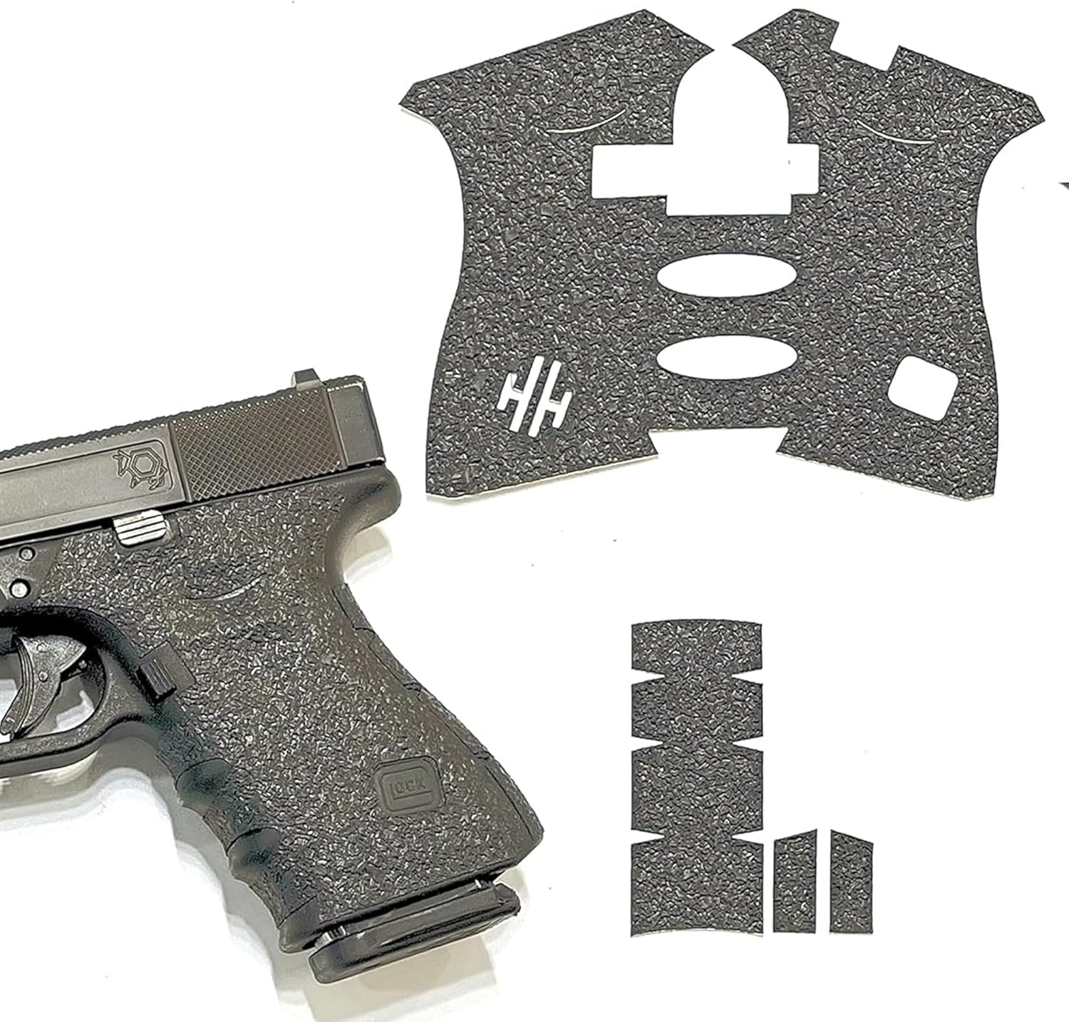 Amazon.com : Handleitgrips Gun Grip Tape Compatible for Glock 19/23 Gen ...