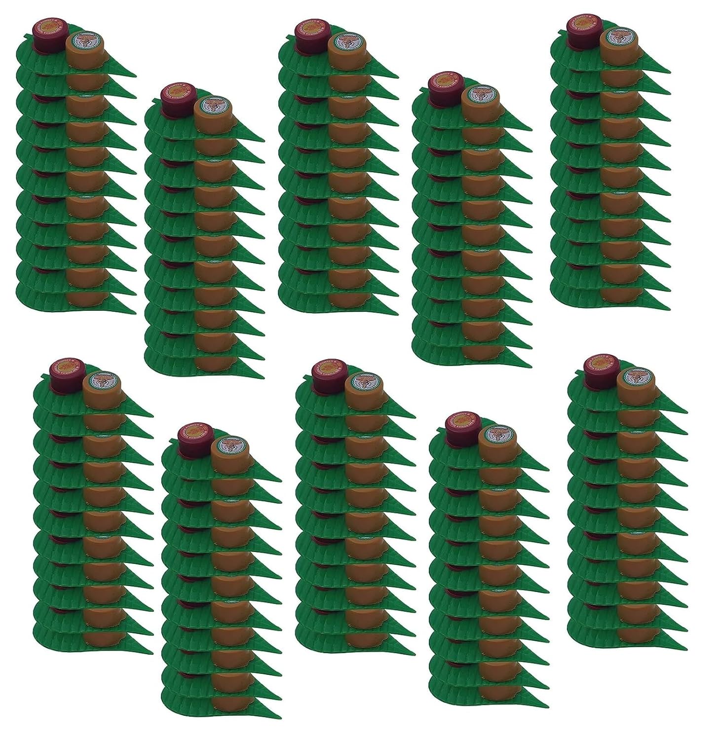 SSKR Pack of 100 Pieces Kumkum and Turmeric Leaf Shaped Thambulam ...