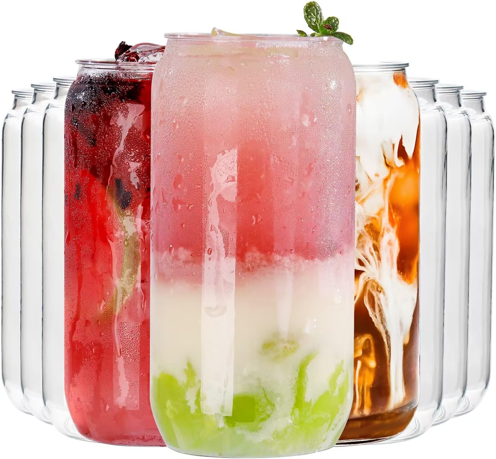 Amazon.com | BESTonZON 10 Pcs Reusable Can Shaped Plastic Cups - Beer ...