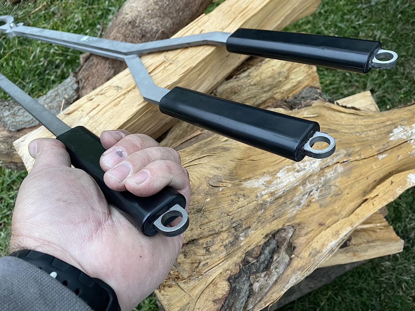 $15/mo - Finance 40" Fire Tongs Firewood Grabbers and Fire Poker Set ...