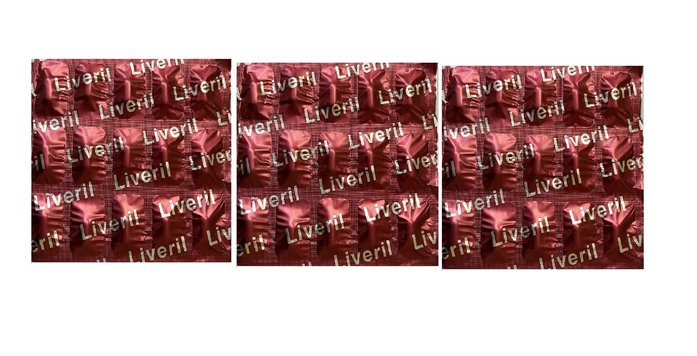 Liveril Tablets With Silymarin Extract, Amino Acids, And Vitamins That ...