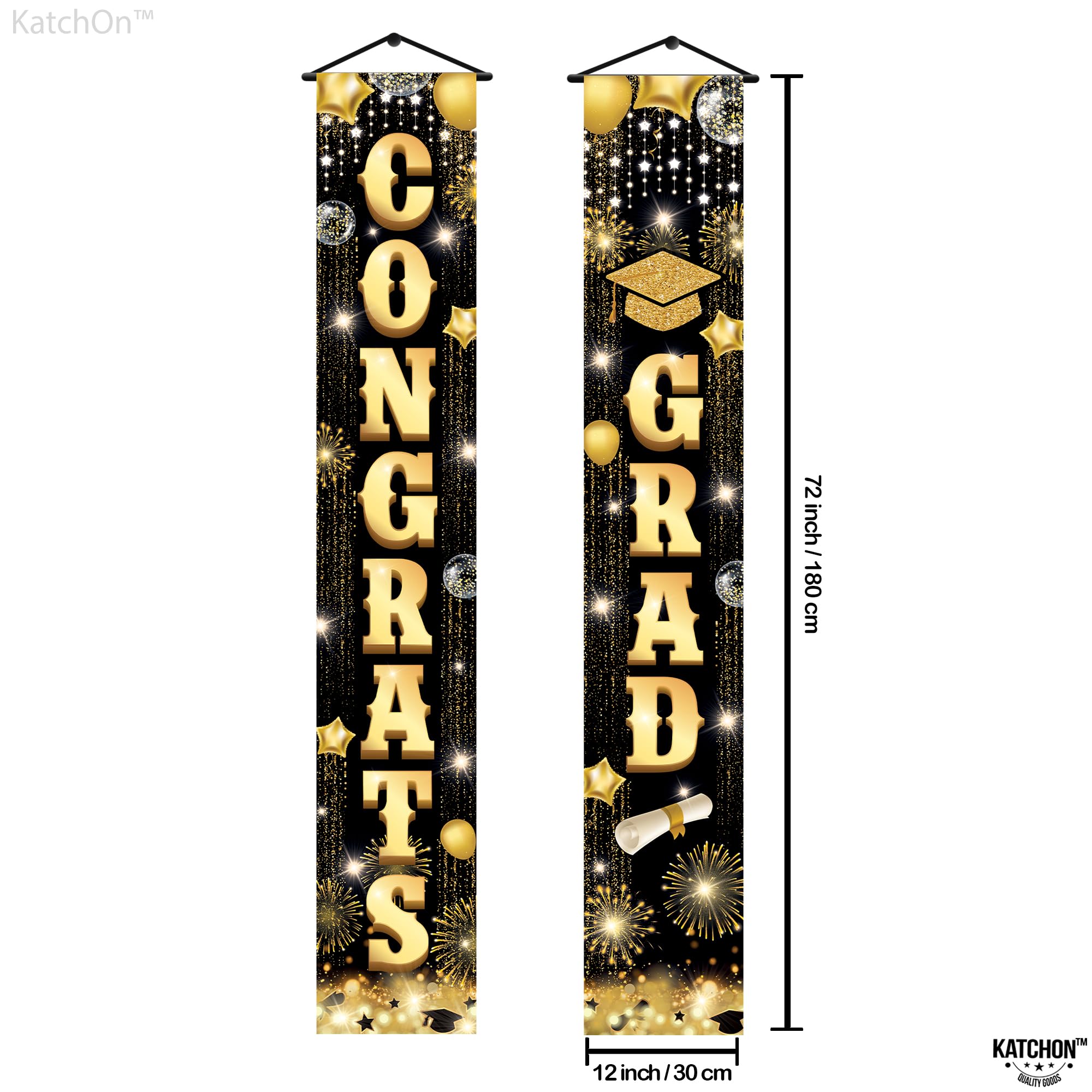 Grad 2025 Lawn Sign KatchOn, Large 2025 Grad Door Banner - 72x12 Inch ...