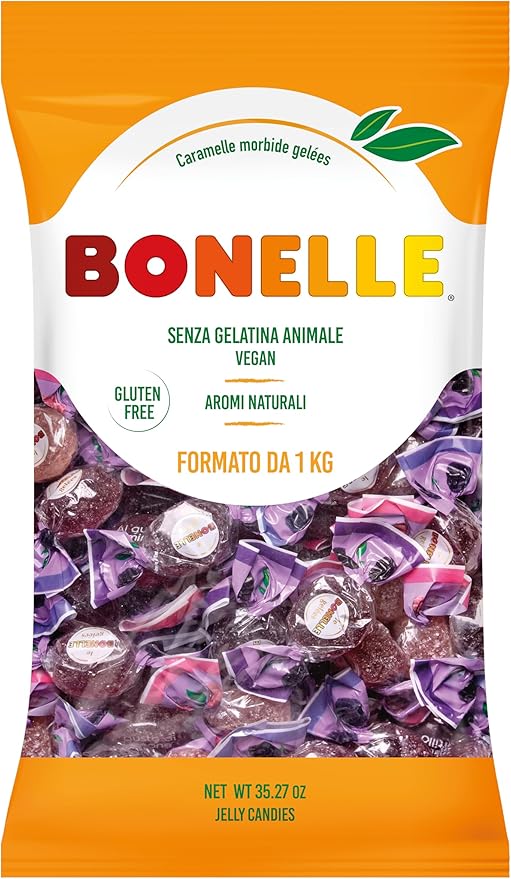 Bonelle caramelle gelées ai gusti di Frutti di Bosco, 1 kg : Amazon.it ...