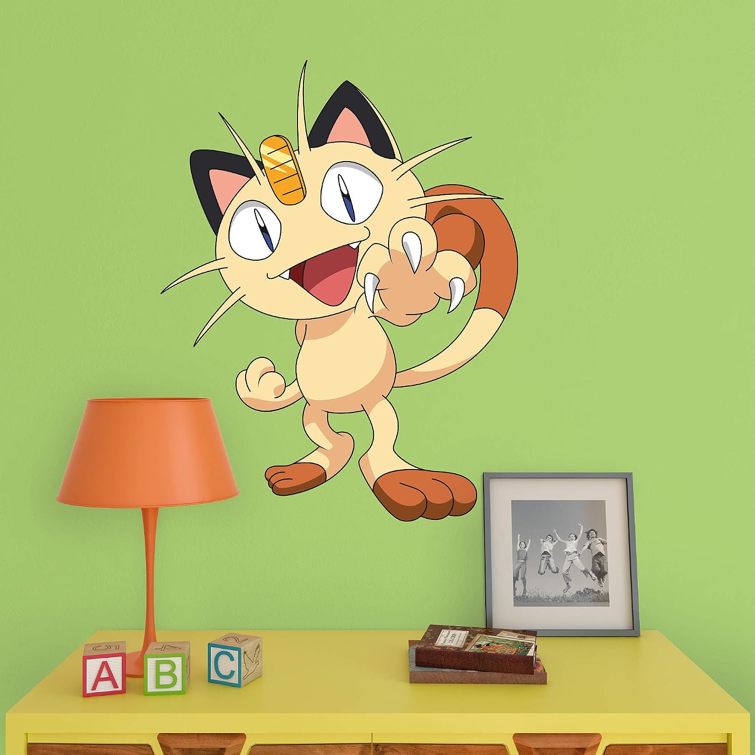 Amazon.com: Fathead Peel and Stick Decals Pokemon Meowth Fathead Jr ...