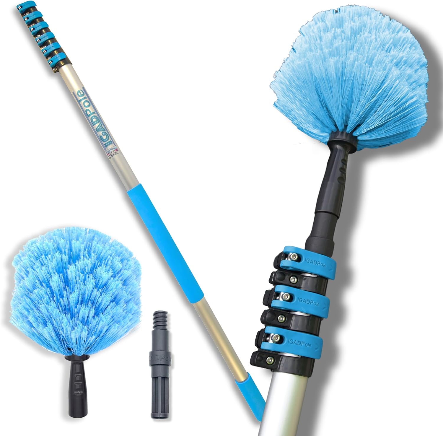 Amazon.com: IGADPole Cleaning Kit 30ft Telescopic High Reach Extension ...