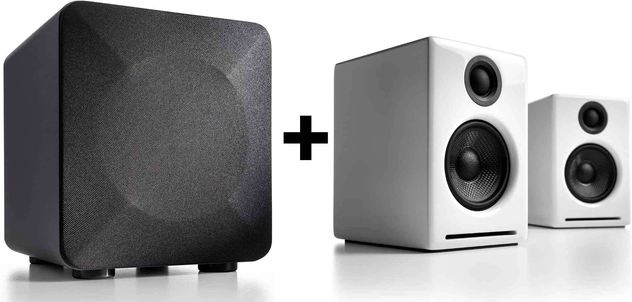 Amazon.com: Audioengine A2 White Pc Speakers for Desktop and S6 ...