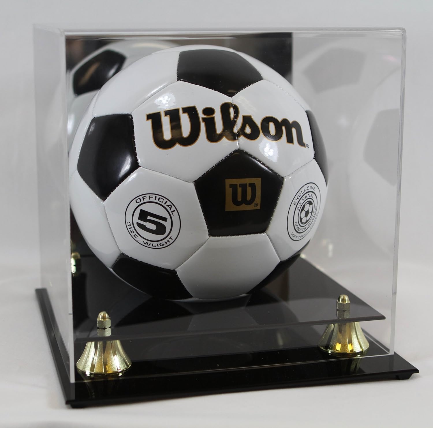 Amazon.com - Collectible UV Deluxe Soccer/Volley Ball Display Case ...