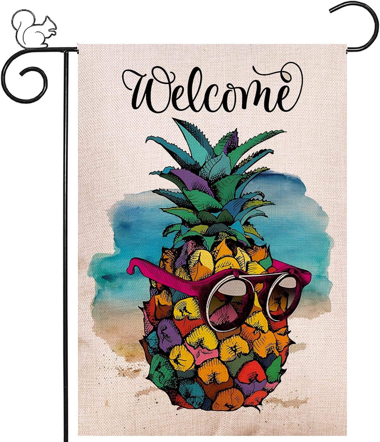 Amazon.com : Summer Garden Flag Vertical Double Sided Welcome Camping ...