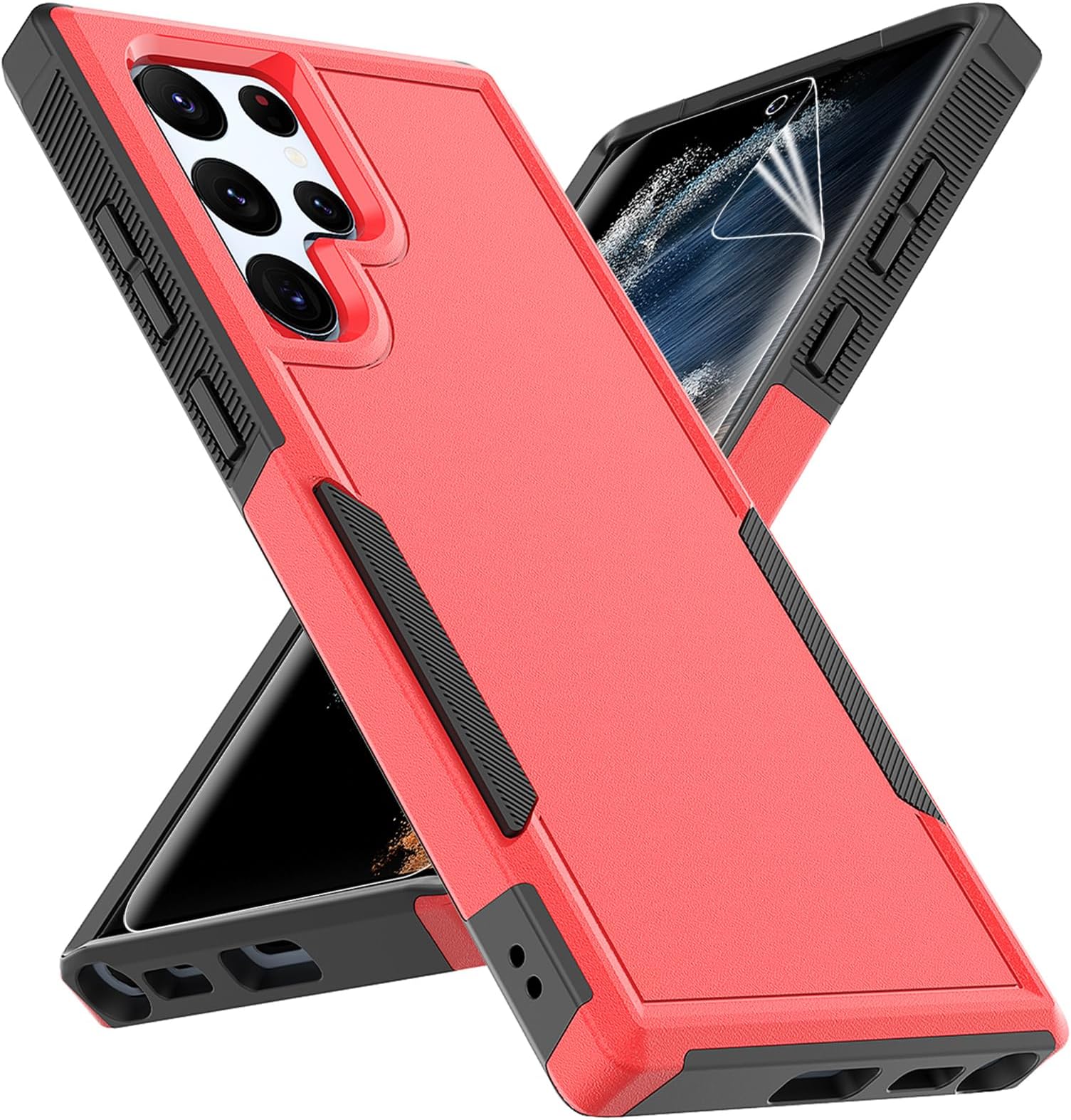 Amazon.com: for Samsung Galaxy S22 Ultra Case: Dual Layer Protective ...