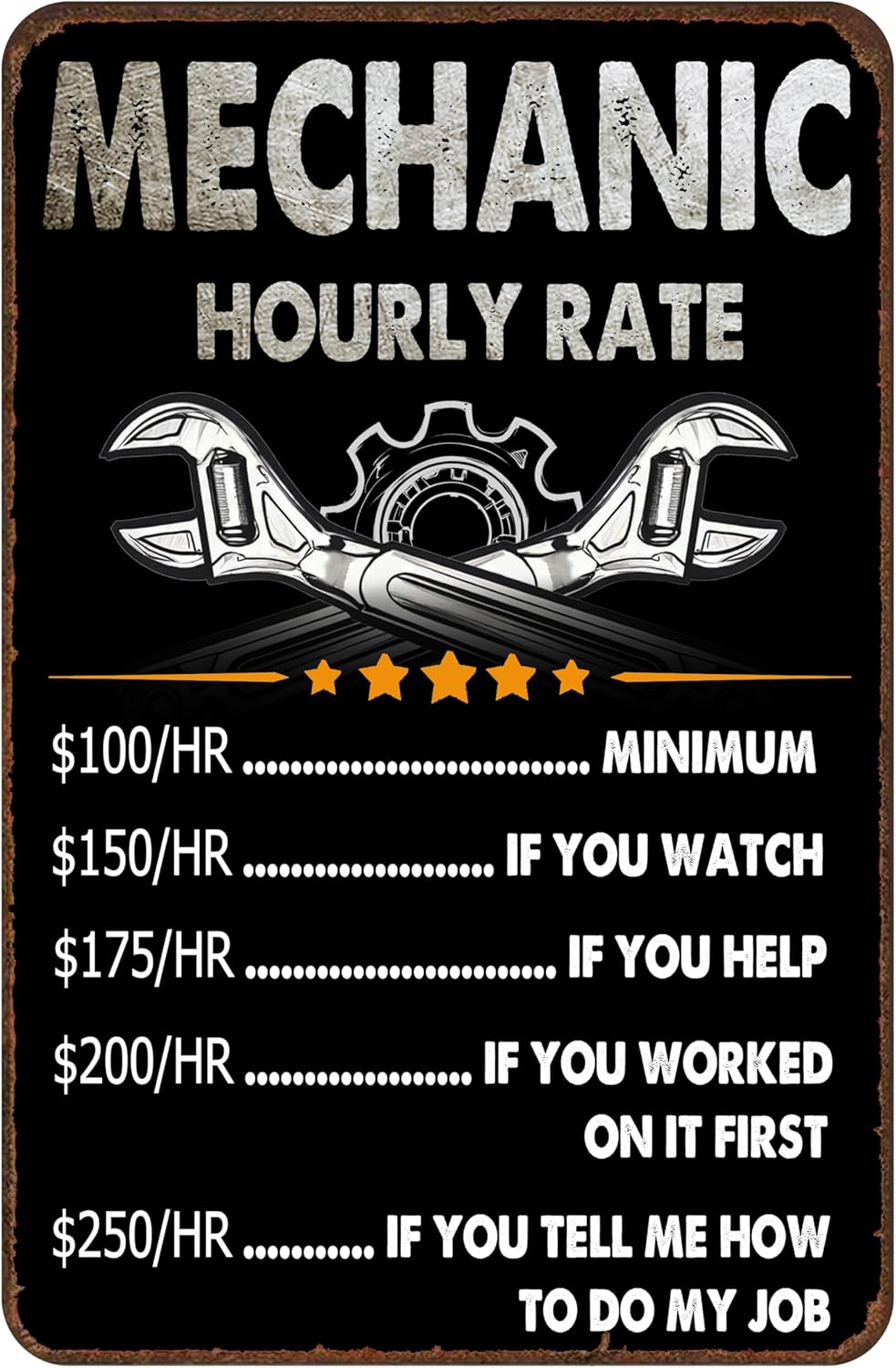 Amazon.com: Mechanic Decor Mechanics Signs Garage Gifts For Men ...