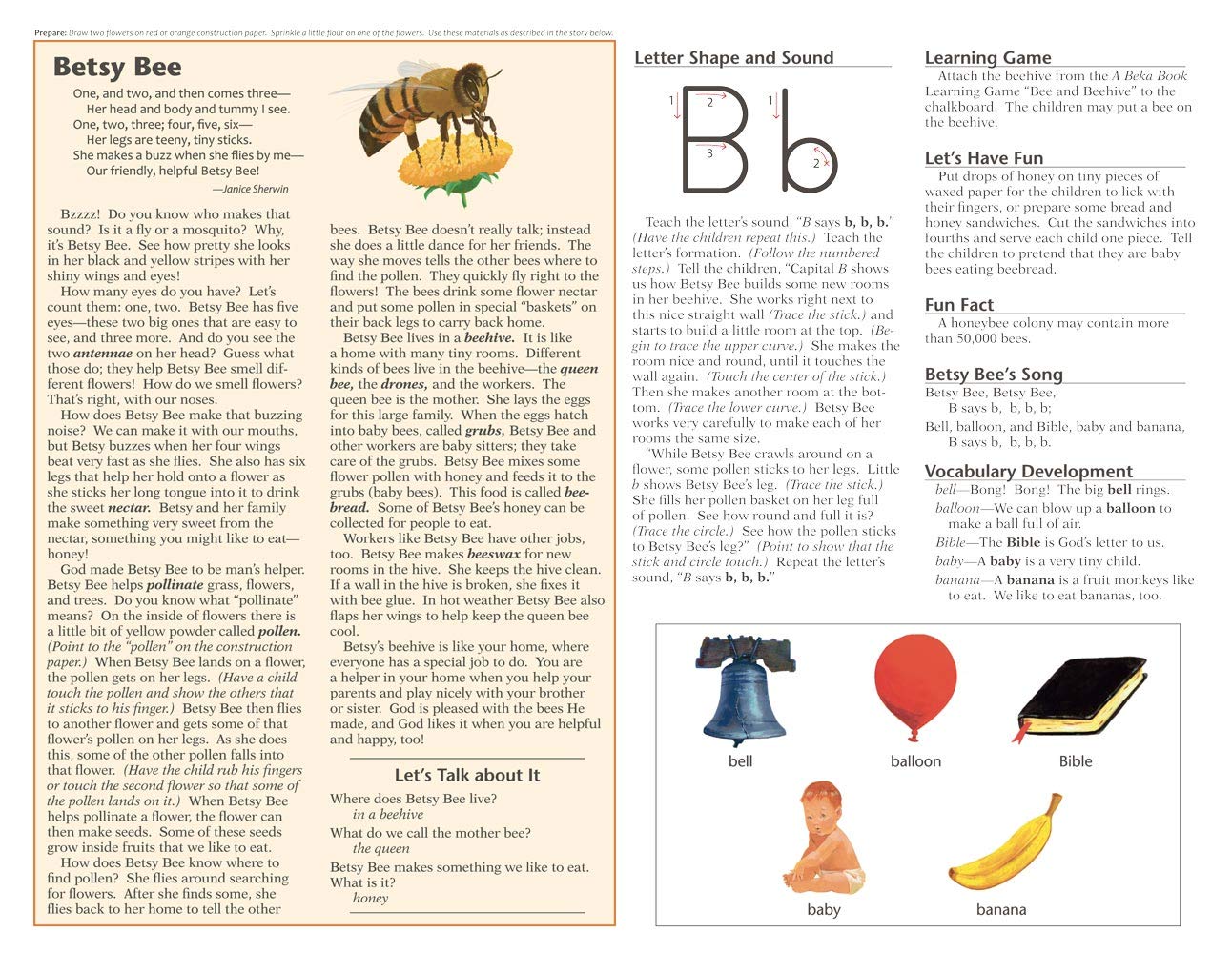 Animal Alphabet Friends Flashcards - Abeka Kindergarten 2, 3