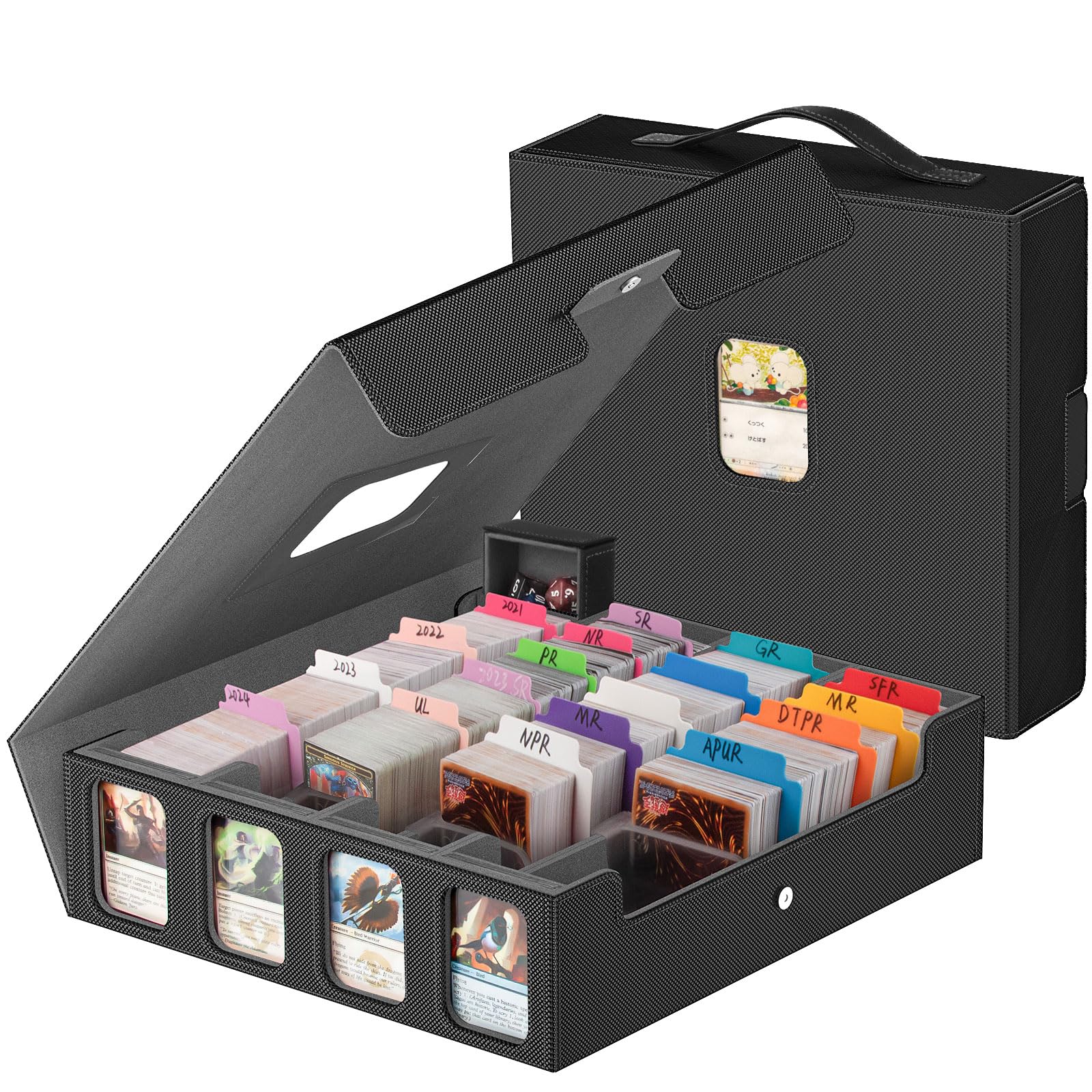 Amazon.com: Gomyrod MTG Deck Box, 3200+ Card Storage Box with 30 ...