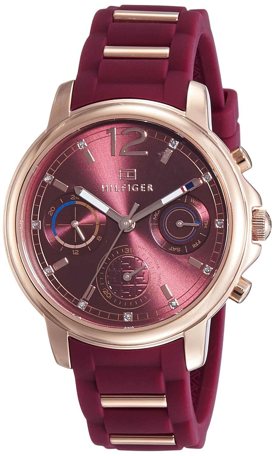 Tommy Hilfiger Analog Red Dial Women's Watch - TH1781744 : Amazon.in ...