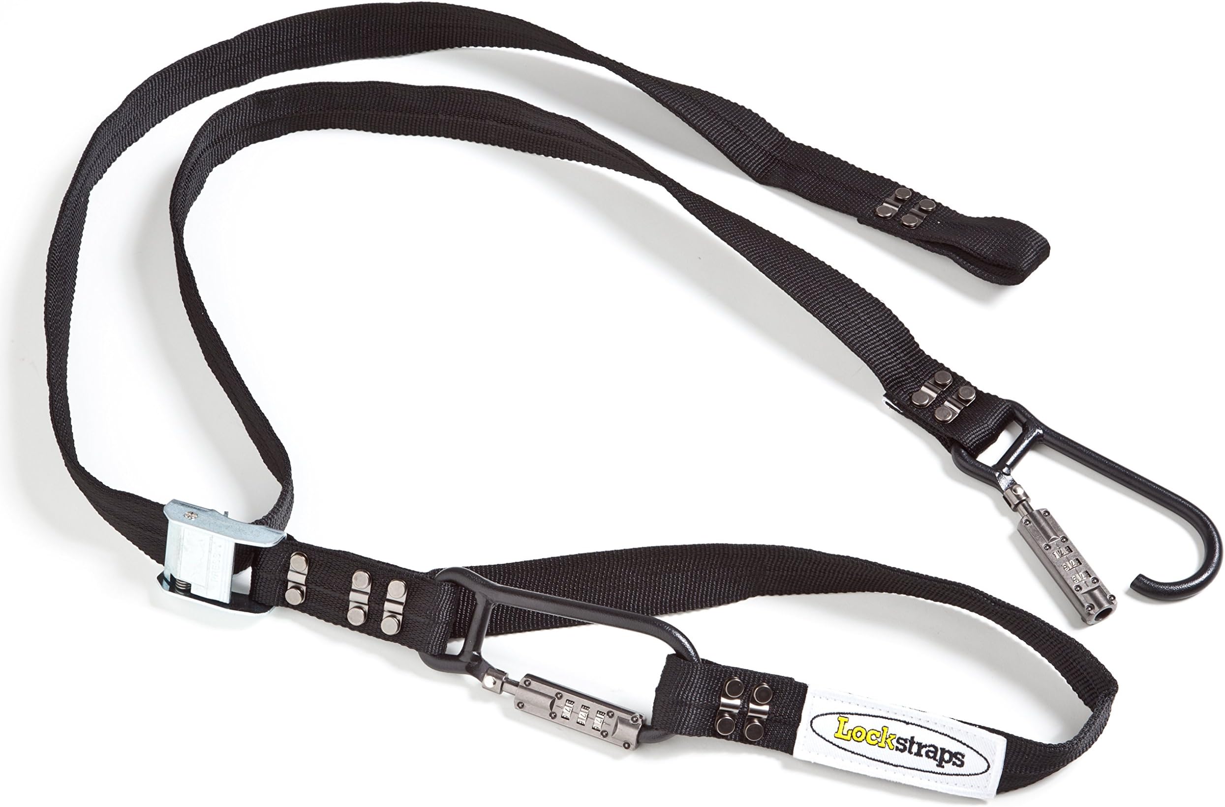 Amazon.com: Lockstraps 101 Locking Tie Down Strap, 8.5 Feet, Black ...