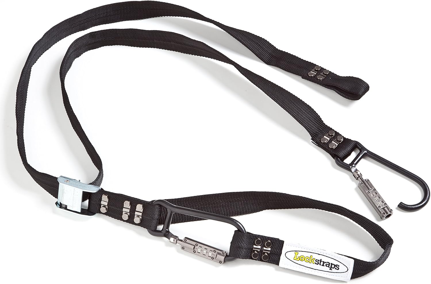 Amazon.com: Lockstraps 101 Locking Tie Down Strap, 8.5 Feet, Black ...