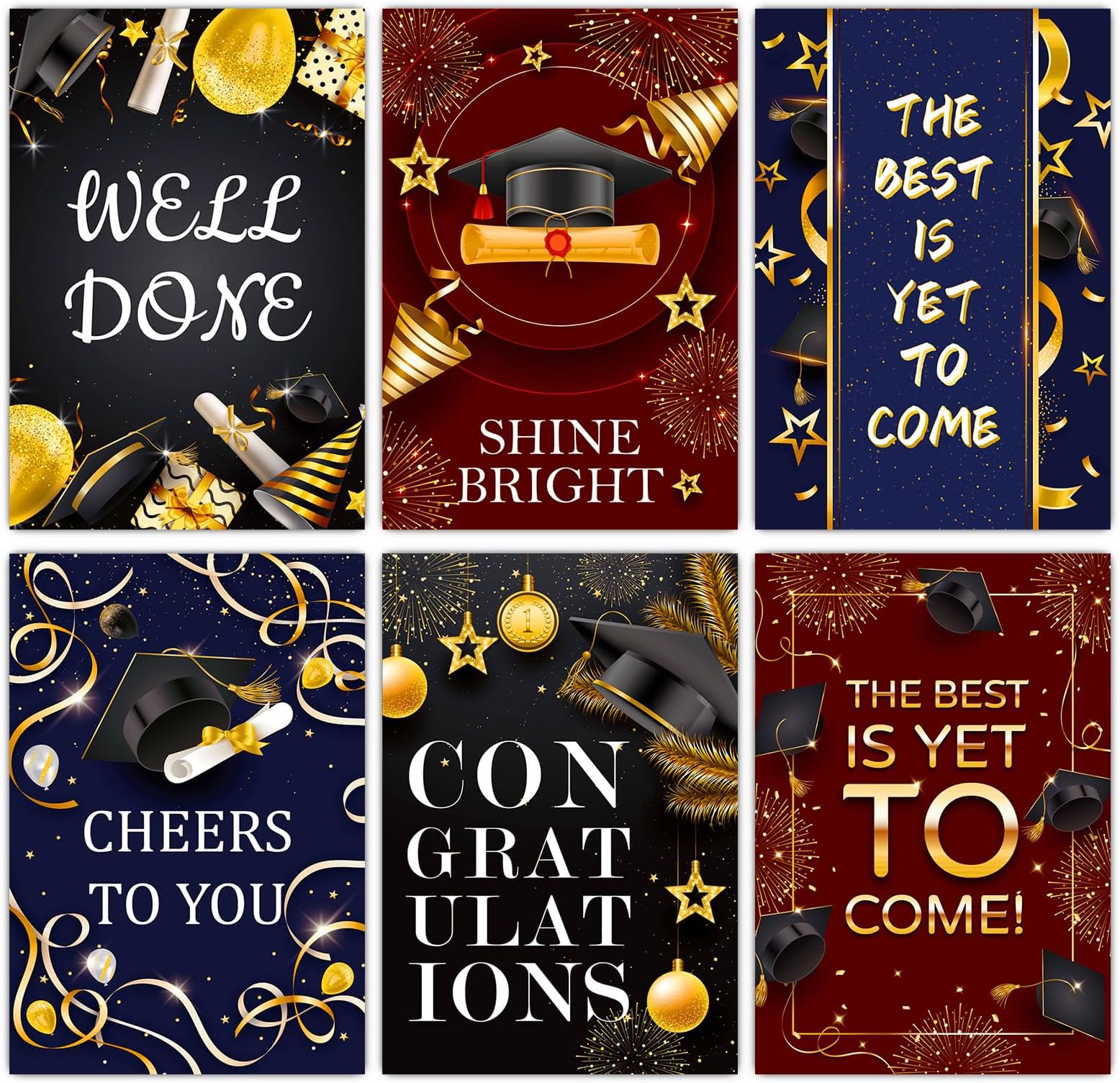 Amazon.com : Mczan Graduation Cards 24PCS, Graduation Cards 2024 ...
