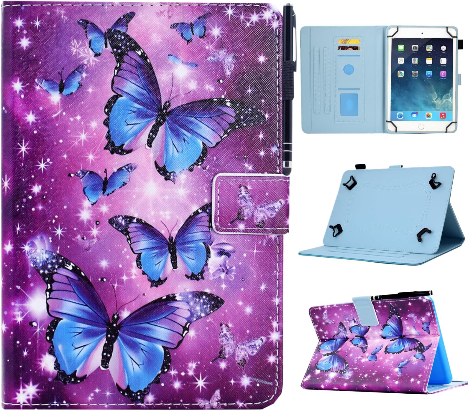 Amazon.com: KEROM Universal 10 Inch Tablet Case, Universal 10.1 Inch ...