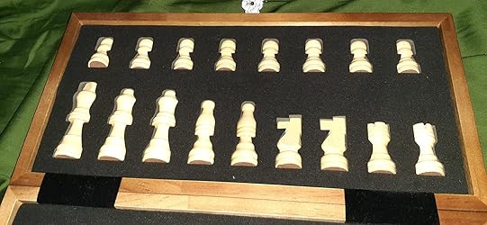 Amazon.com: Magnetic Travel Chess Set 12-inch Wooden Magnetic Chess ...